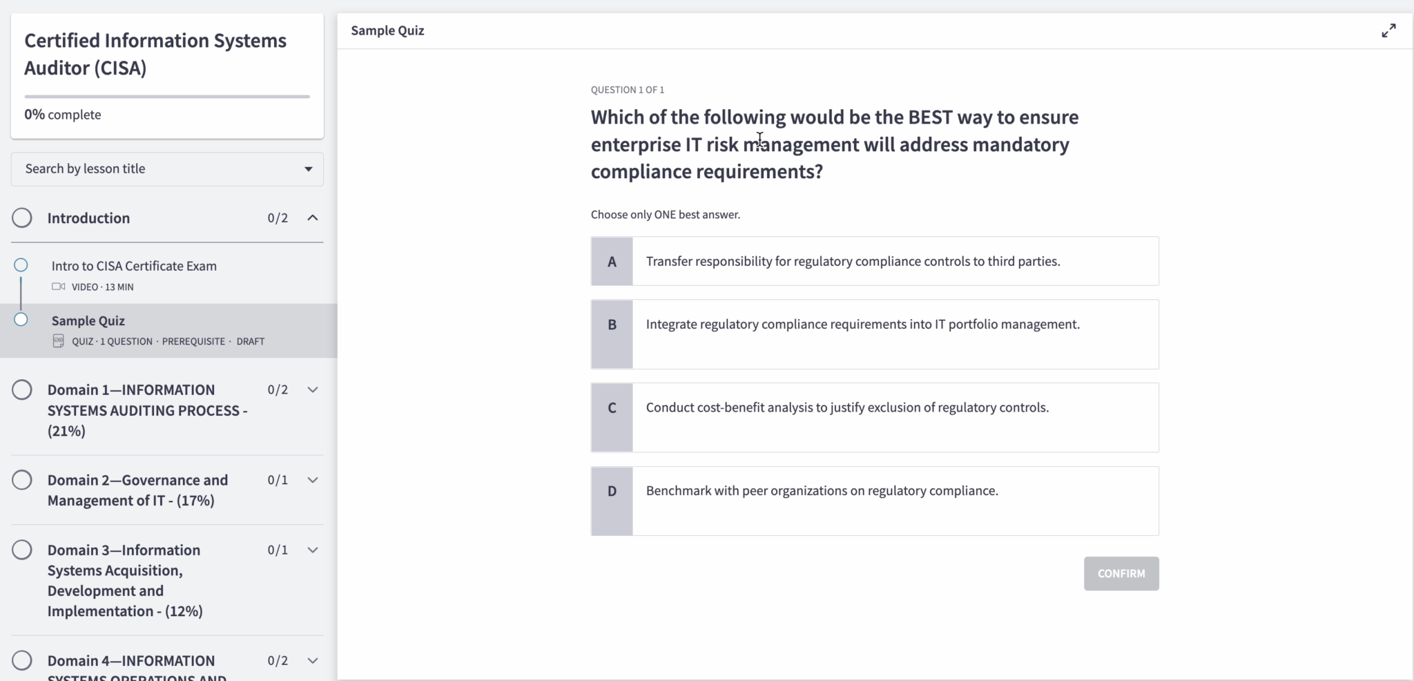 ISACA Certificates and Certifications in BC Canada | ISGCI