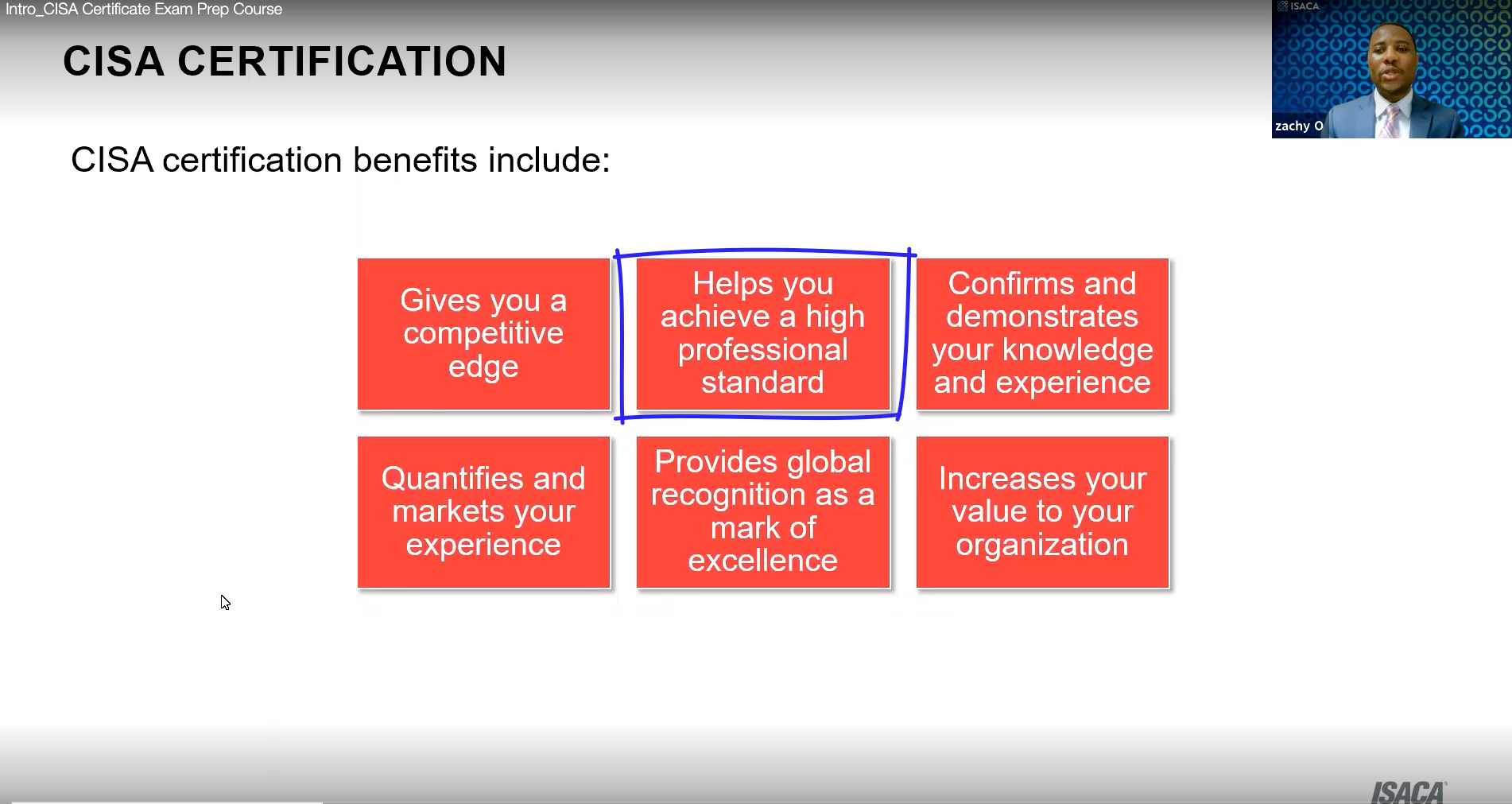 ISACA Certificates and Certifications in BC Canada | ISGCI